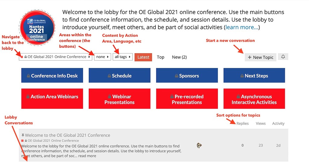 The OEGlobal21 Attendee Guide - Conference Info Desk - OE Global Connect