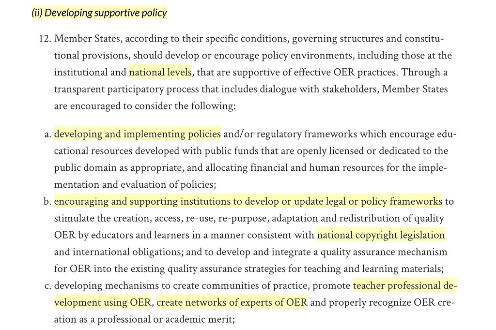 Three Days of Focus on and Annotating the Developing Supportive Policy ...