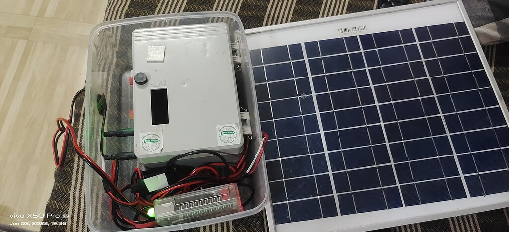 A solar base digital library to run 24/7 for student school and teacher ...