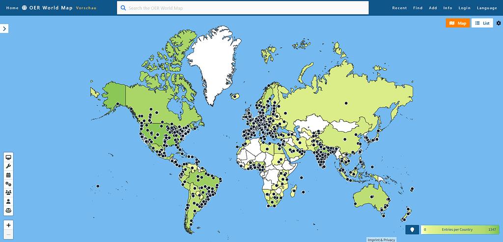 The OER World Map: Current developments - OEGlobal Plaza - OEGlobal Connect